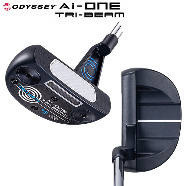 オデッセイ Ai-ONE TRI-BEAM #5CS センターシャフト パター ストロークラボ 90 スチールシャフト