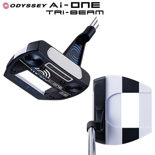 オデッセイ Ai-ONE TRI-BEAM JAILBIRD MINI CS センターシャフト パター ストロークラボ 90 スチールシャフト【即納】