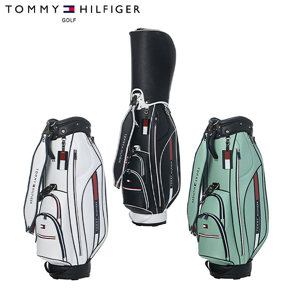 トミーヒルフィガー ゴルフ THMG5SC4 フラッグロゴ カート キャディバッグ【即納】