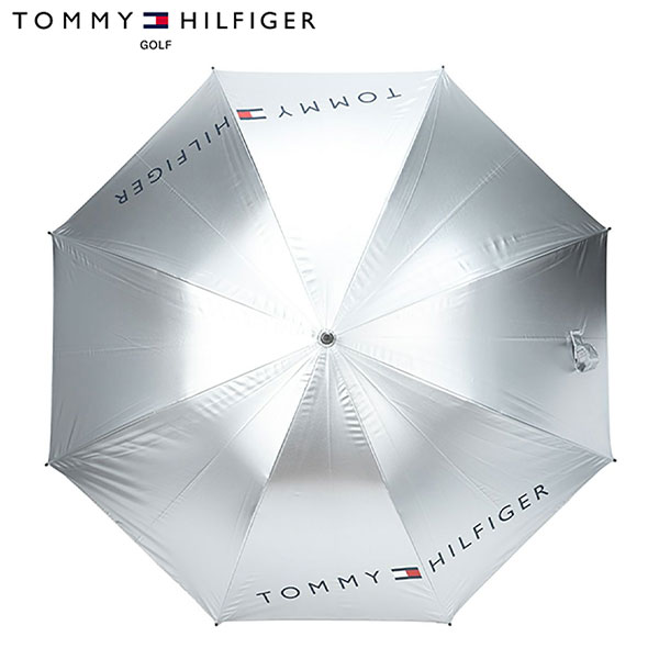 【送料無料】トミーヒルフィガー ゴルフ THMG5SK2 UV傘 アンブレラ シルバー