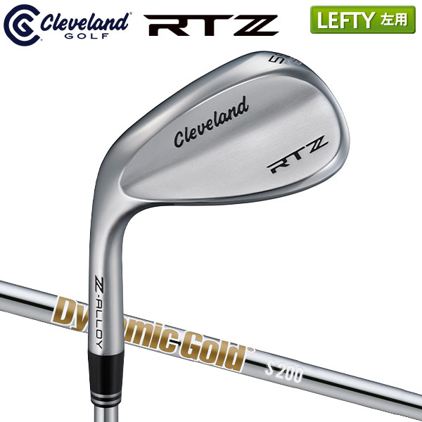 【レフティー/左用】クリーブランド ゴルフ RTZ ツアーサテン ウェッジ ダイナミックゴールド S200 スチールシャフト【即納】