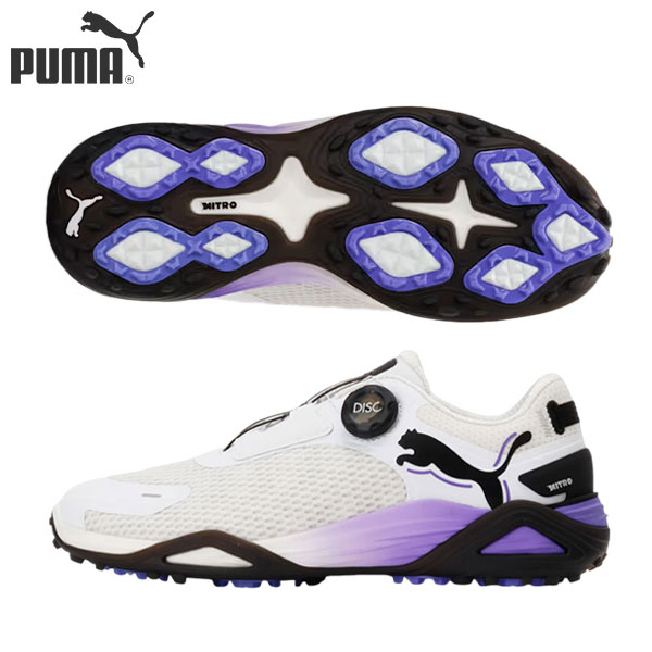プーマ 310219 シャドウキャット ニトロ ディスク スパイクレス ゴルフシューズ【即納】