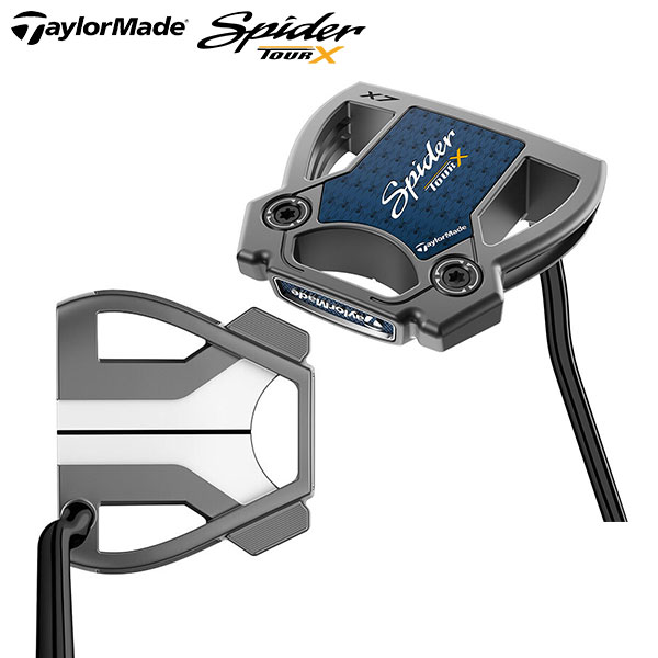 テーラーメイド スパイダー ツアーX ダブルベンド ガンメタル トゥルーパス パター【即納】