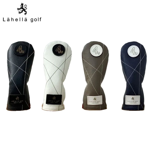 【送料無料】ラヘラ ゴルフ ランダムステッチ L-593 レザー ユーティリティー用 ヘッドカバー【即納】