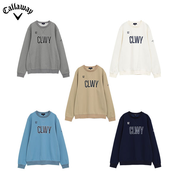 【送料無料】キャロウェイ C25217103 カノコダブルニットクルーネック スウェット【即納】