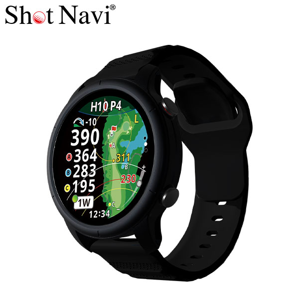 ショットナビ VELLIX V14 腕時計型 GPSナビ ブラック【即納】