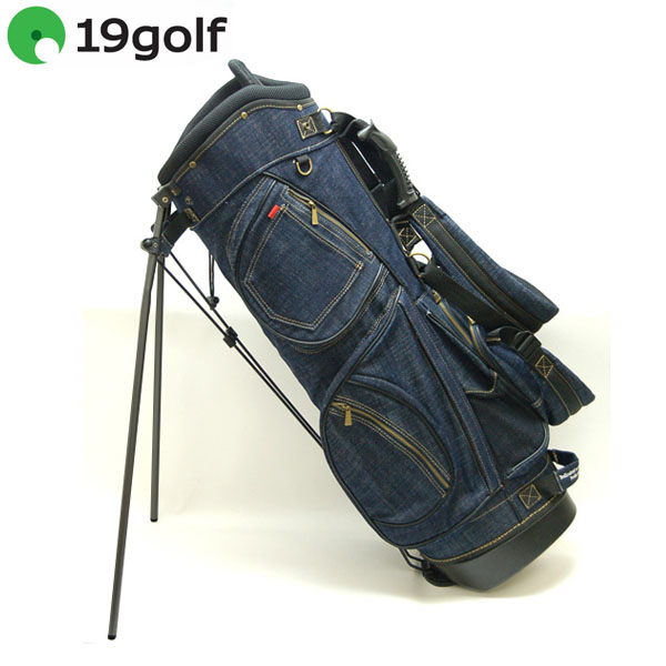 19ゴルフ デニム スタンダード CBSTI20 スタンド キャディバッグ インディゴブルー