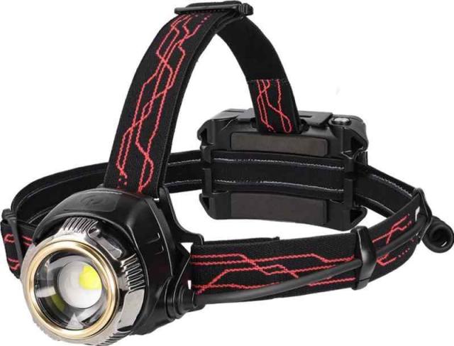 GENTOS(ジェントス) LED ヘッドライト USB充電式 明るさ800ルーメン/実用点灯13時間/後部認識灯 専用充電池または単3形電池4本 (別売り) 使用 Gシリーズ GH-300RG