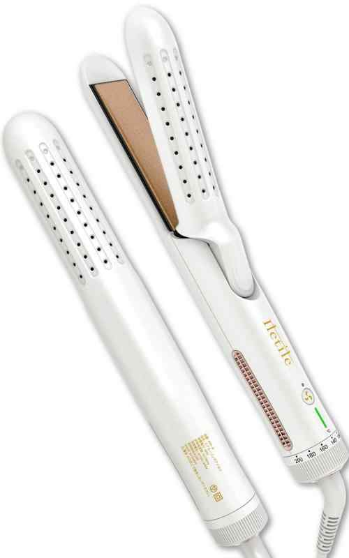 Iletile (アイルティル) エアカーリングアイロン 【美容師が開発】 火傷ほぼゼロ設計 ヘアアイロン 2way 水蒸気爆発を起こしにくい MAX200℃ 海外対応 カールアイロン ストレートアイロン