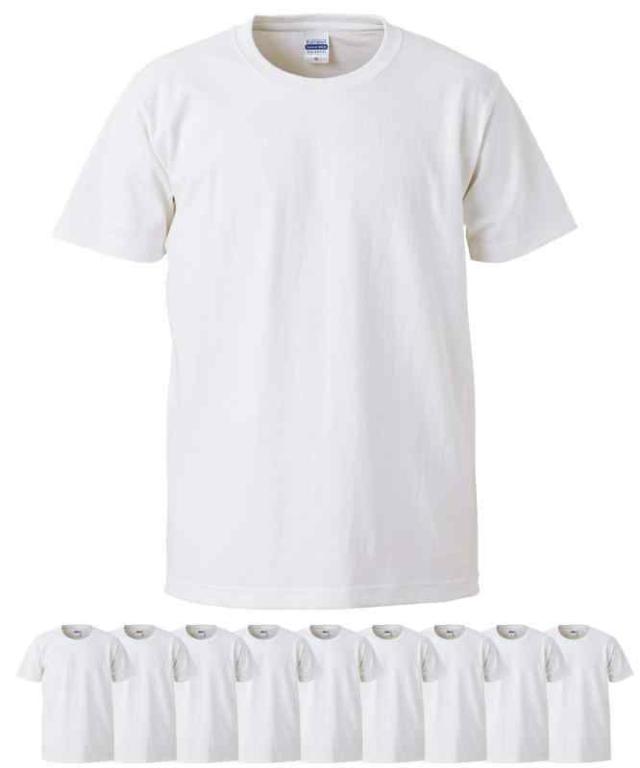 [ユナイテッドアスレ] オーセンティックスーパーヘヴィーウェイト 7.1オンス Tシャツ 425201 [メンズ] (ホワイト(10枚セット), XL)