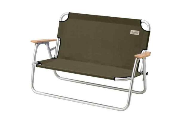 Coleman(コールマン) ベンチ リラックスフォールディングベンチ オリーブ 約3.8kg 2000033807 アウトドアチェアー キャンプ ガーデン リビング 耐荷重160kg
