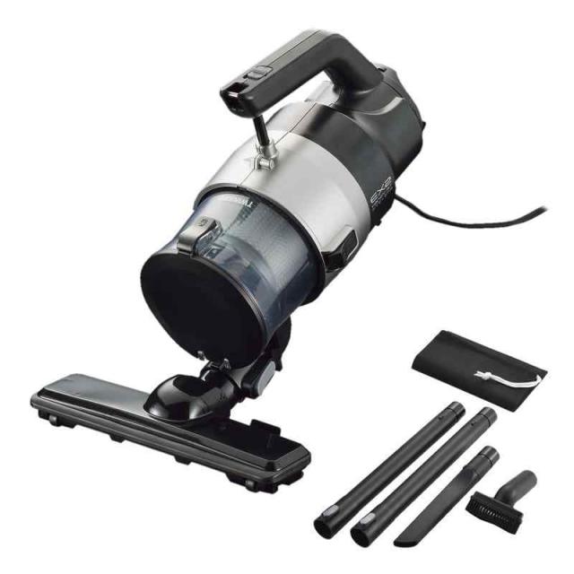 ツインバード パワーハンディークリーナー ハンディージェットサイクロンEX2 HC-EB53GY カークリーナー 車 車用掃除機 ガレージ ソファ カーペット サイクロン式 紙パック不要 水洗い グレー