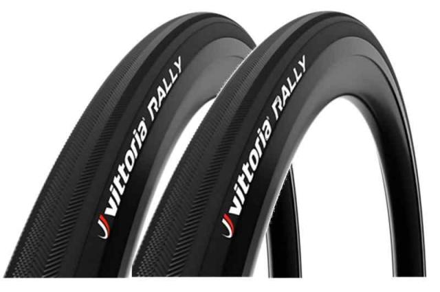 2本セット Vittoria ヴィットリア RALLY(ラリー) RVC チューブラータイヤ Tubular 700 [並行輸入品] (25-28, オールブラック)