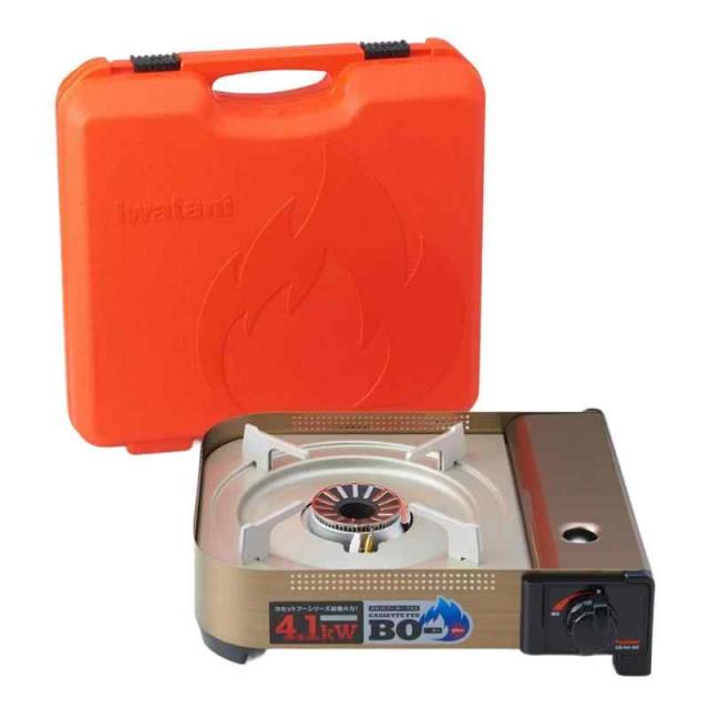 イワタニ Iwatani 岩谷 カセットフー BO- ケース付 カセットこんろ 防災 日本製 CB-AH-41N (本体, BOプラス)