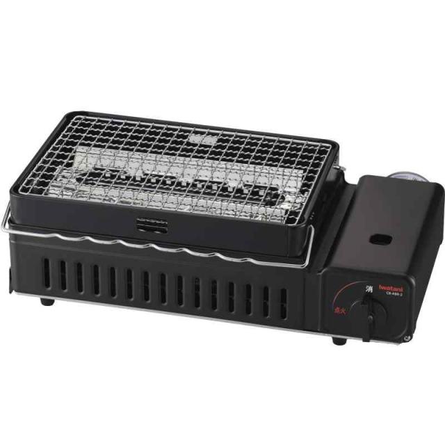 イワタニ Iwatani 岩谷 炉ばた焼器 炙りや 炙りや2 カセットコンロ 炉端焼き 焼鳥 串焼き 網焼き 海鮮焼き アウトドア バーベキュー 日本製 CB-ABR-2 (本体)