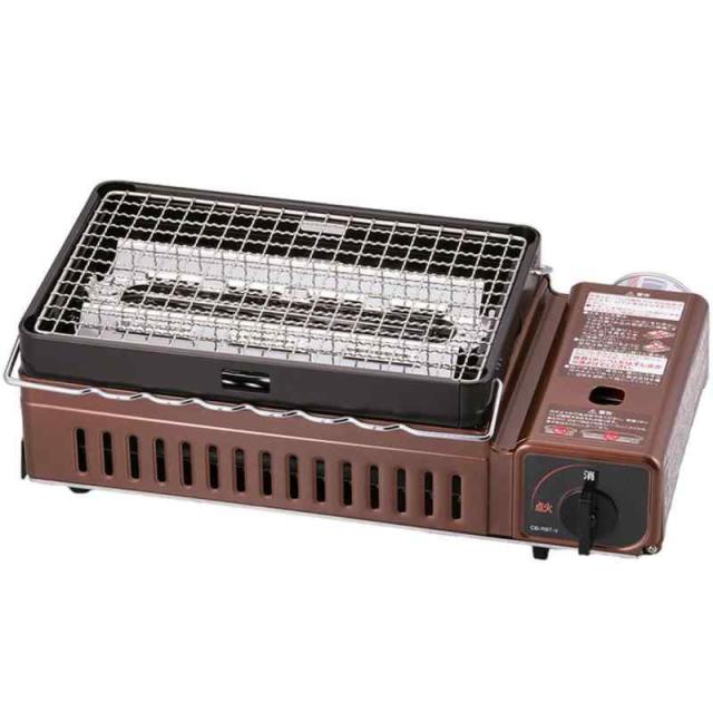 イワタニ Iwatani 岩谷 炉ばた焼器 炙りや 炙りや1 カセットコンロ 炉端焼き 焼鳥 串焼き 網焼き 海鮮焼き アウトドア バーベキュー 日本製 CB-ABR-1 (本体)