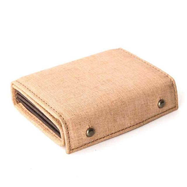 [エムピウ] 折り財布 MF2p25 (キャメル（クアドレッティ）)