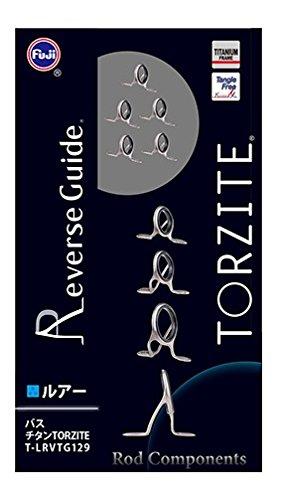 富士工業(FUJI KOGYO) Fuji ガイドセット チタンフレーム TORZITEリング (トップガイドなし) (No.9 【 T-LRVTG129 (ルアー / キャスティングバスセット) 】)