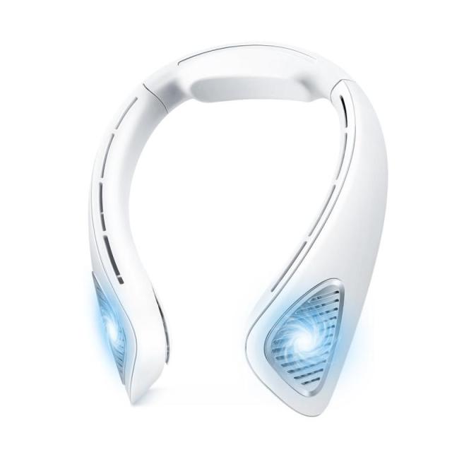 【2025年夏革新型】ネッククーラー 首掛け扇風機 羽なし 風量3段階調節 ネックファン 携帯扇風機 Type-C充電 3000mAh大容量 長時間連続使用 静音 軽量 両手解放 熱中症対策/高温対策/マスク蒸れ対策/花火大会/通勤通学/旅行/釣り/室外作