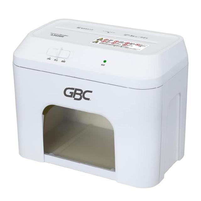 GBC デスクトップマイクロカットシュレッダA3405M A4最大4枚細断 GSHA3405M-2W