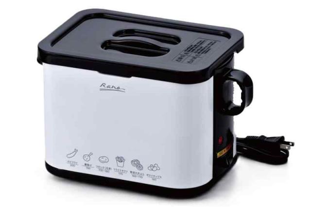 和平フレイズ 電気角形フライヤー ブラック 22×15？ 卓上 家庭用 温度調節機能 MJ-0705