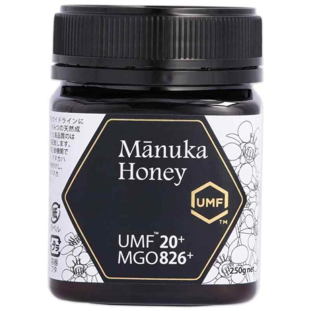 神楽坂 ピービーズ マヌカハニー 250g UMF20+ / MGO826+ ニュージーランド産 正規品 生はちみつ マヌカ 純粋 蜂蜜 非加熱 manuka honey