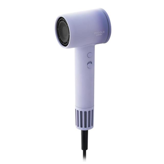【母の日ギフト プレゼント】【MiCOLA】アイリスオーヤマ ドライヤー プラスマイナスイオン ヘアドライヤー 静電気抑制 大風量 速乾 軽量 ダメージケア 4段階温度調節 ラベンダーカラー HDR-M301-V