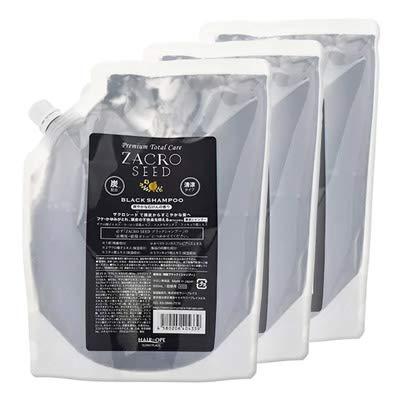 サニープレイス 輝髪ザクロシードブラックシャンプー 1800ml 詰替 (600ml×3)