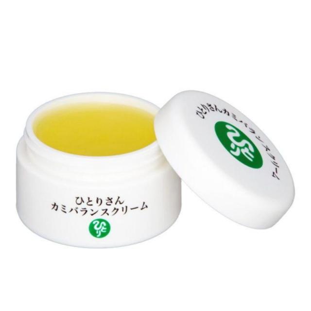 銀座まるかん ひとりさんカミバランスクリーム 斎藤一人 ヒマシ油 オリーブ果実油 ピーナッツ油 マッサージクリーム 顔 全身 つや 潤い 保湿 (31グラム (x 1))