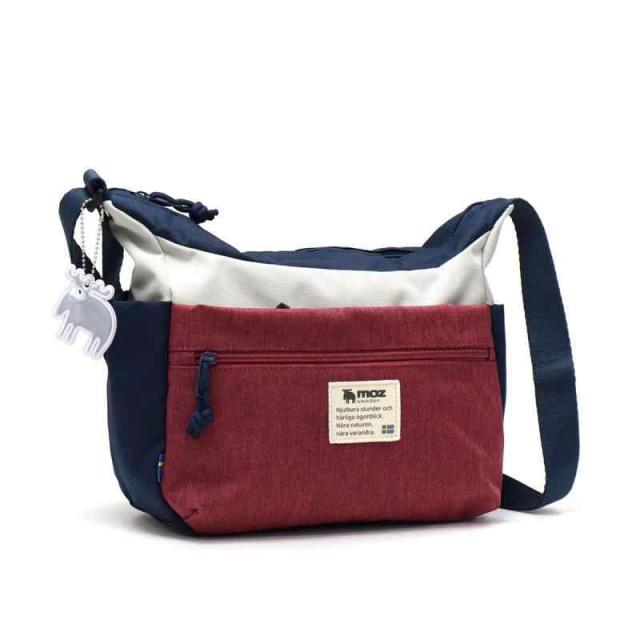 [モズ] ショルダーバッグ リフレクター付き 軽量 ななめ掛け バッグ 小さめ ミニショルダー レディース メンズ スクエアショルダーバッグ ZZEI-28 (トリコロール)