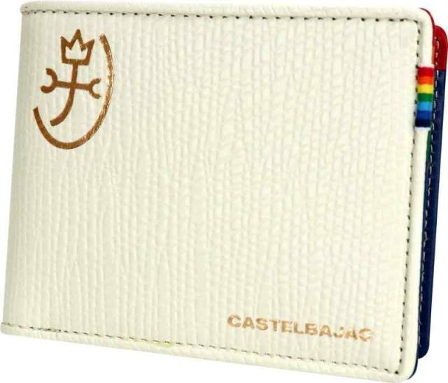 [カステルバジャック] レインボー 二つ折り財布 79613 (ホワイト)
