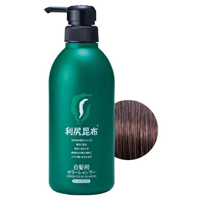 Sastty[白髪用] 利尻カラーシャンプー お徳用 500ml (ダークブラウン)