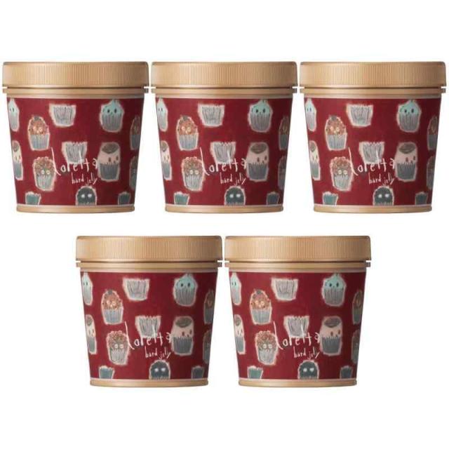 ロレッタ ハードゼリー 300g×5個セット [ローズの香り ヘアワックス ヘアケア スタイリング剤 スタイリングジェル ツヤ ウェット感]