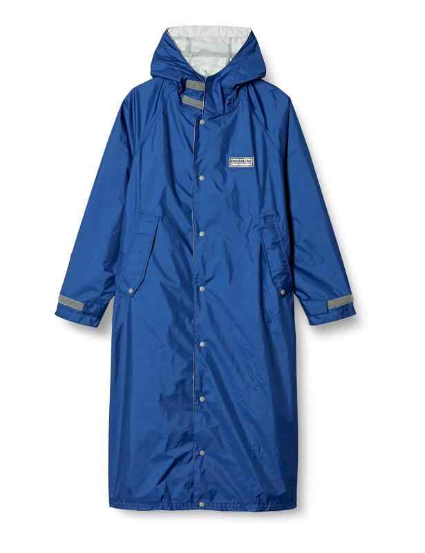 [ドキュメント] 東レエントラント使用 防水 透湿 軽量レインコート 7260 (L, ネイビー)