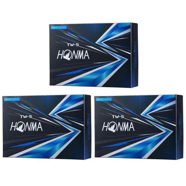 本間ゴルフ HONMA ボール TW-S ボール 2021年モデル 3ダースセット 3ダース(36個入り) (ホワイト)