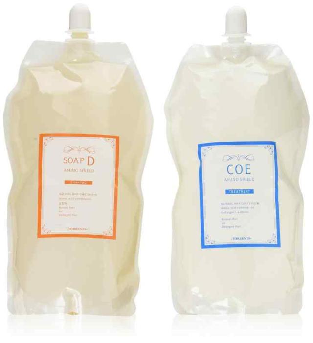 新 アミノシールドシャンプー ソープD1ｌ+コラーゲントリートメントCOE1L