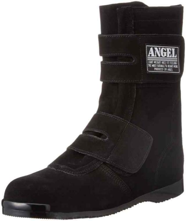 [エンゼル] メンズ 6B095溶接用安全靴 高所長(マジック) B609 (27.5 cm, ブラック)