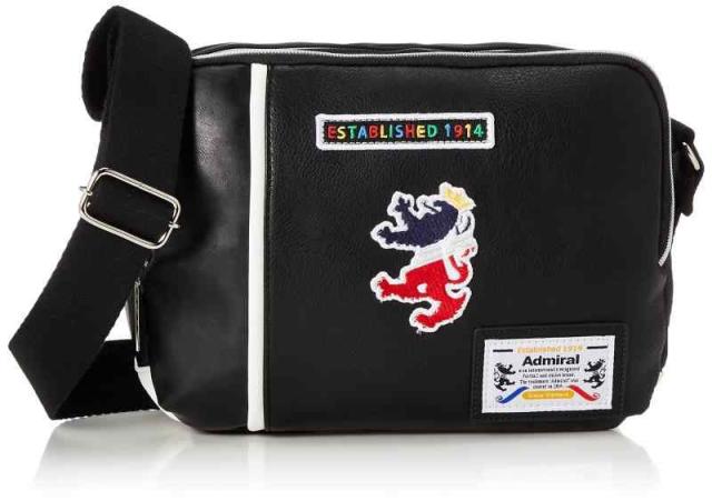 [アドミラル] ショルダーバッグ 合皮 斜めがけ コンパクト 小さめ 軽量 ブランド イギリス スポーツ ゴルフ バッグ ADBA-02 ミニショルダーバッグ メンズ ブラック