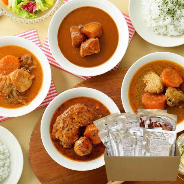 北海道スープカレー 10食セット（北国まるごとチキンレッグ/南家ミラクル/南家ココナッツ/天竺） 北海道 レトルト スープカレーセット 詰め合わせ 北国からの贈り物
