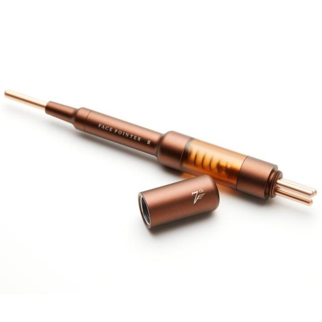 The FACE POiNTER 7th フェイスポインター COREFIT ポスポス ペン型美顔器 フェイスライン（ディープレッド）