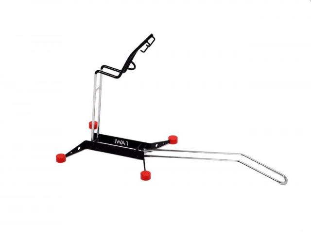 iWA(アイダブルエー) ロードバイク スタンド iWA1 PRO メンテナンス 自転車 バイクスタンド ディスプレイ 横置き 室内 部屋置き 室内保管 サイクルラック ディスクブレーキ スルーアクスル 対応 (ブラック)