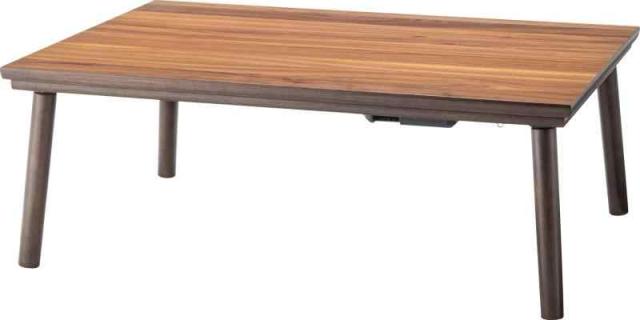 東谷(Azumaya-kk) フラットヒーターコタツ 105x75x38cm ブラウン KT-303