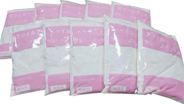 スマイルフーズ クレープミックス 業務用 1kg【水だけ】【業務用】【10個入】