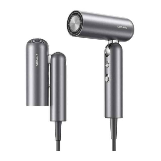 dreame (ドリーミー) Pocket 速乾ヘアドライヤー 3つの折りたたみフォーム プロフェッショナルなスタイリング 軽量300g 11万回転/分のモーター 3億個/cm？のプラチナマイナスイオン 57℃恒温 約40秒の速乾 静音ヘアドライヤー