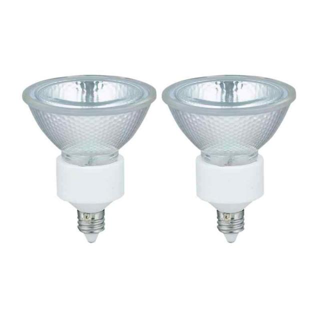 エルパ (ELPA) JDR110Ｖ65WLW/K-2P 電球 ハロゲン電球 照明 E11 110V 65W 広角35° 1100lm G-169NH-2P