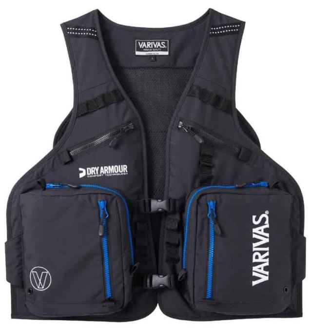 バリバス(VARIVAS) アクティブベスト VAVT-05 ブラック×ブルー LL