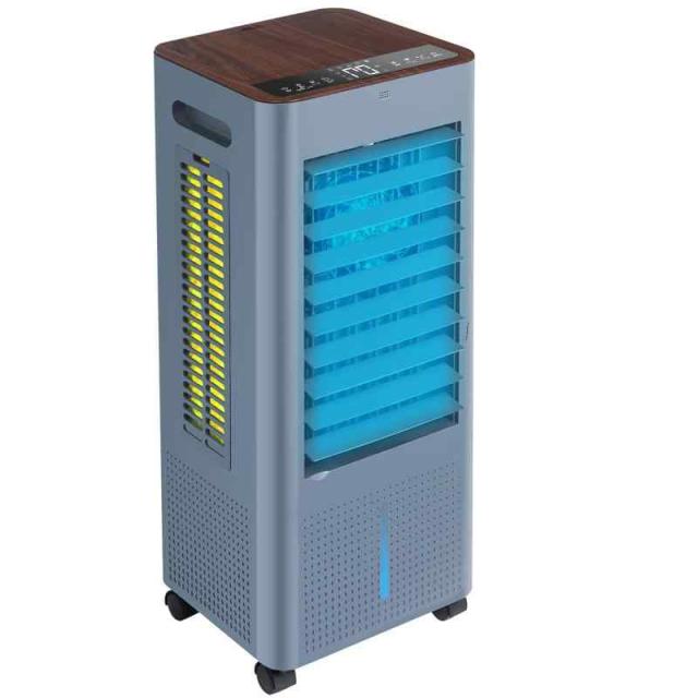 2025最新進化冷風機 冷風扇 冷風扇風機3方向で吸水し冷感アップスポットクーラー 冷房 LED液晶画面 イオン発生 8L大容量タンク 3つモード 3段階風量切替 ルーバー機能 24H切/入タイマー 水不足提示 氷入れ 遠隔操作 キャスター搭載 扇風機 ス