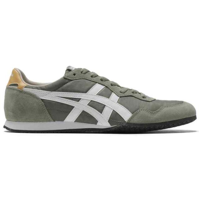 Onitsuka Tiger スニーカー SERRANO (24.0 cm, バーントオリーブ/ホワイト)