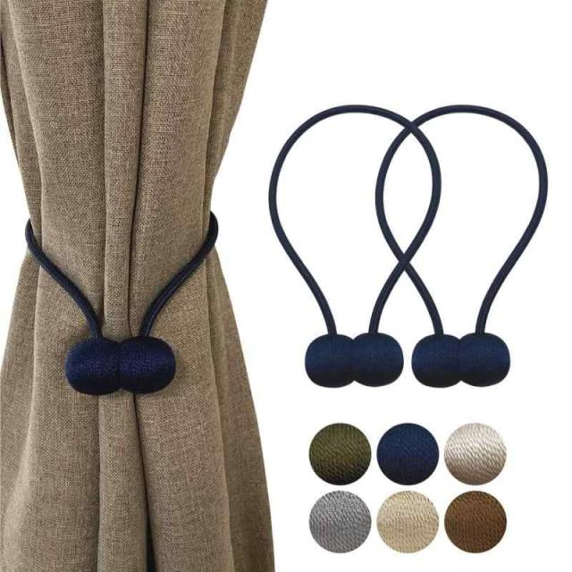 Nuv カーテン タッセル マグネット ふさかけ カーテン留め 2個セット (ネイビー)の通販はau PAY マーケット - EMASHOP | au PAY マーケット－通販サイト