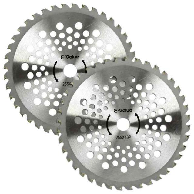 イーバリュー(E-Value) 軽量タイプチップソー 草刈り用 2枚組 255mm 25cc以上推奨 ETT-255mm×40Pの通販はau PAY マーケット - EMASHOP | au ...